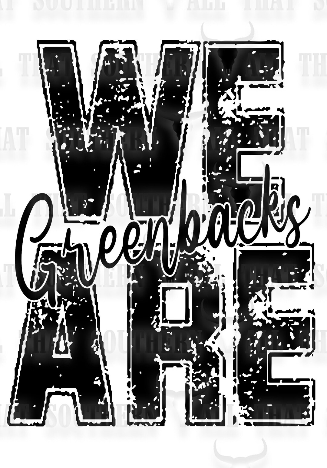 We Are Greenbacks Png - Etsy