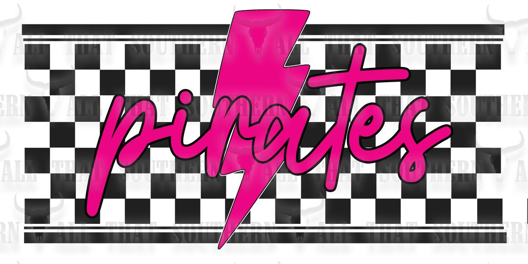 Retro Pirates Png (digital Download Only) Pink Out Breast Cancer ...