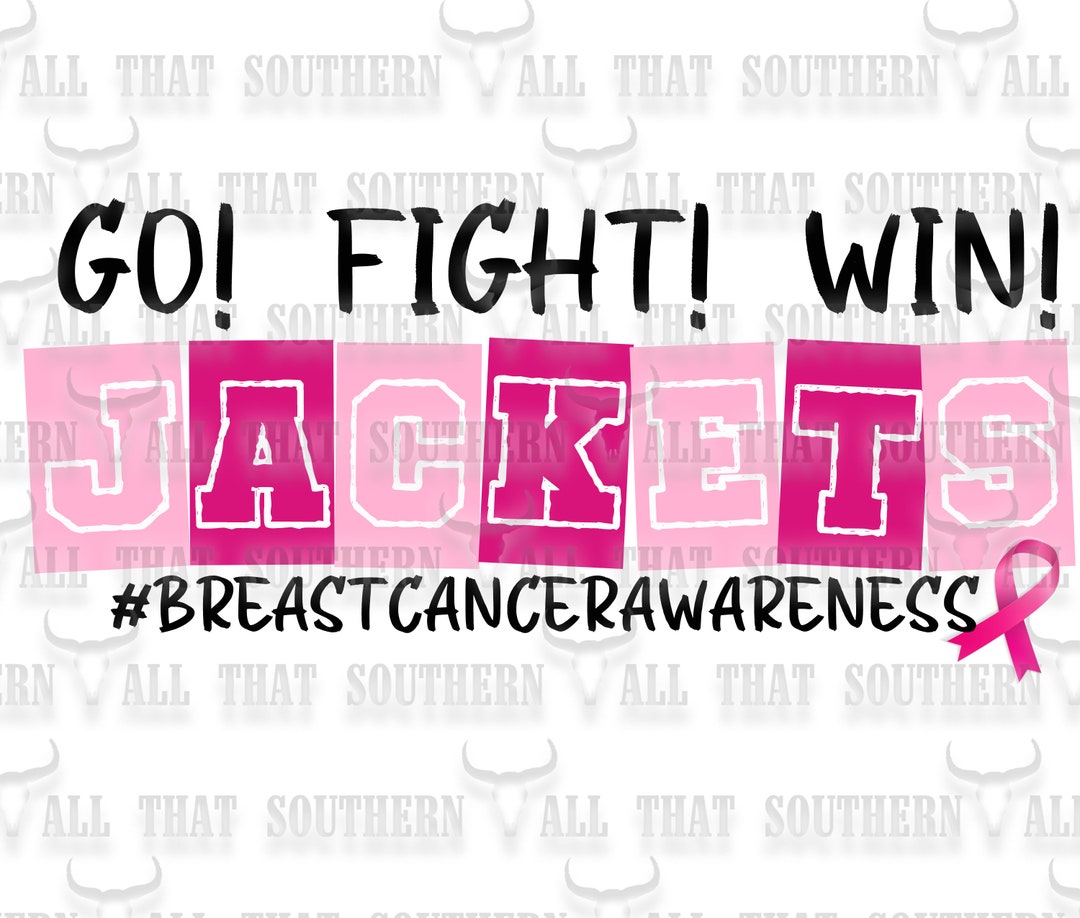 Jackets Breast Cancer Awareness PNG (digital Download Only) for ...