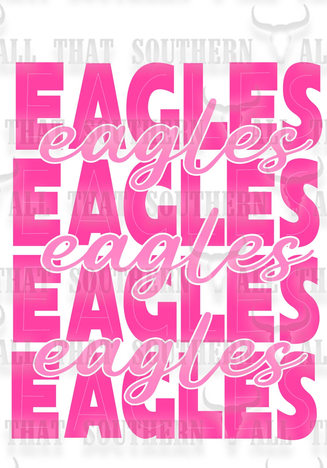 Eagles Breast Cancer Awareness Png (digital Download Only) - Etsy