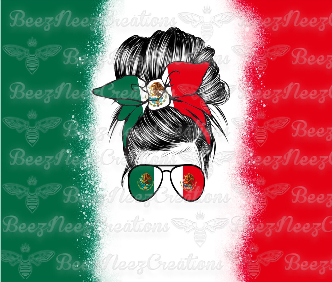 Mexican Messy Hair/flag PNG (digital Download Only) - Etsy