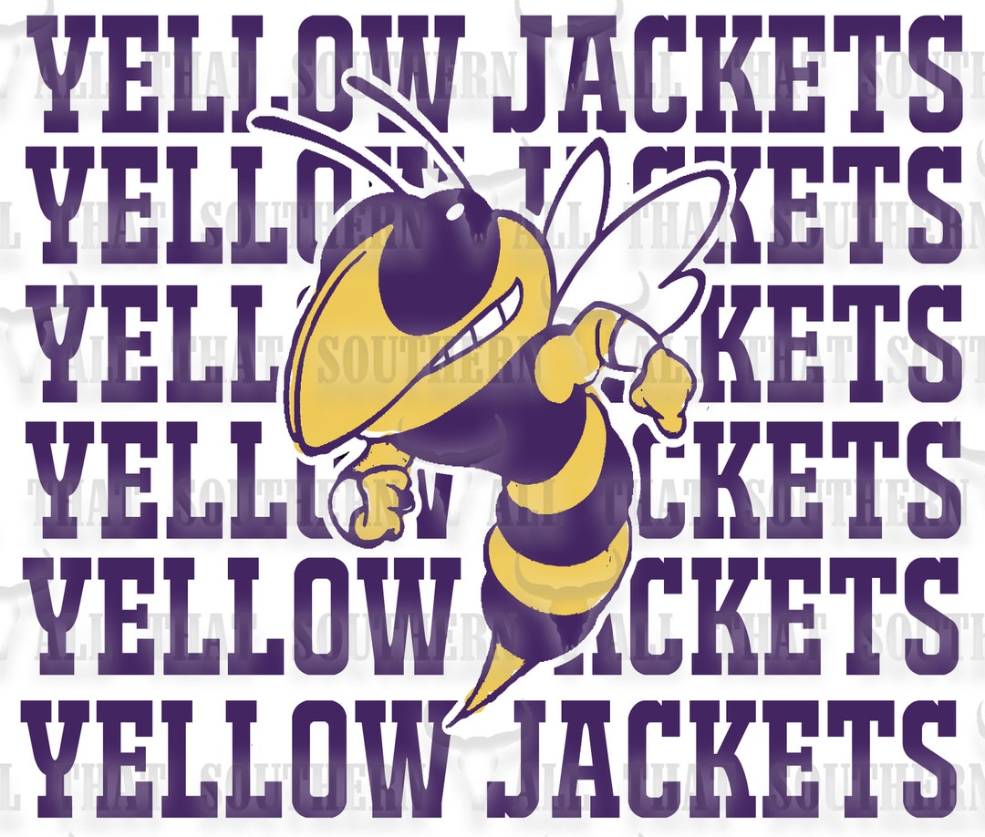 Yellow Jackets Png (digital Download Only) for Sublimation Sanders ...