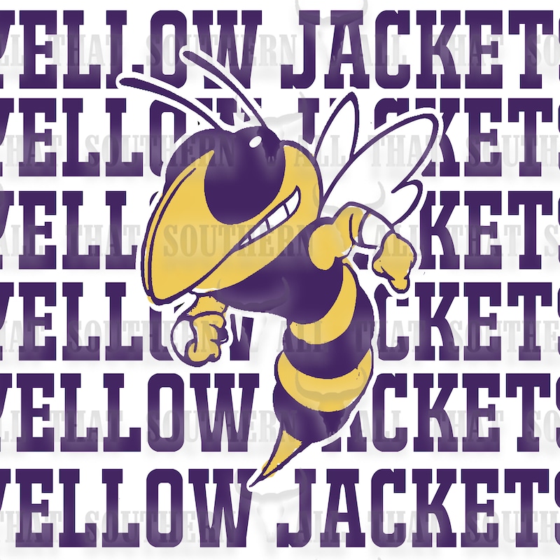 Yellow Jacket Mascot Svg - Etsy