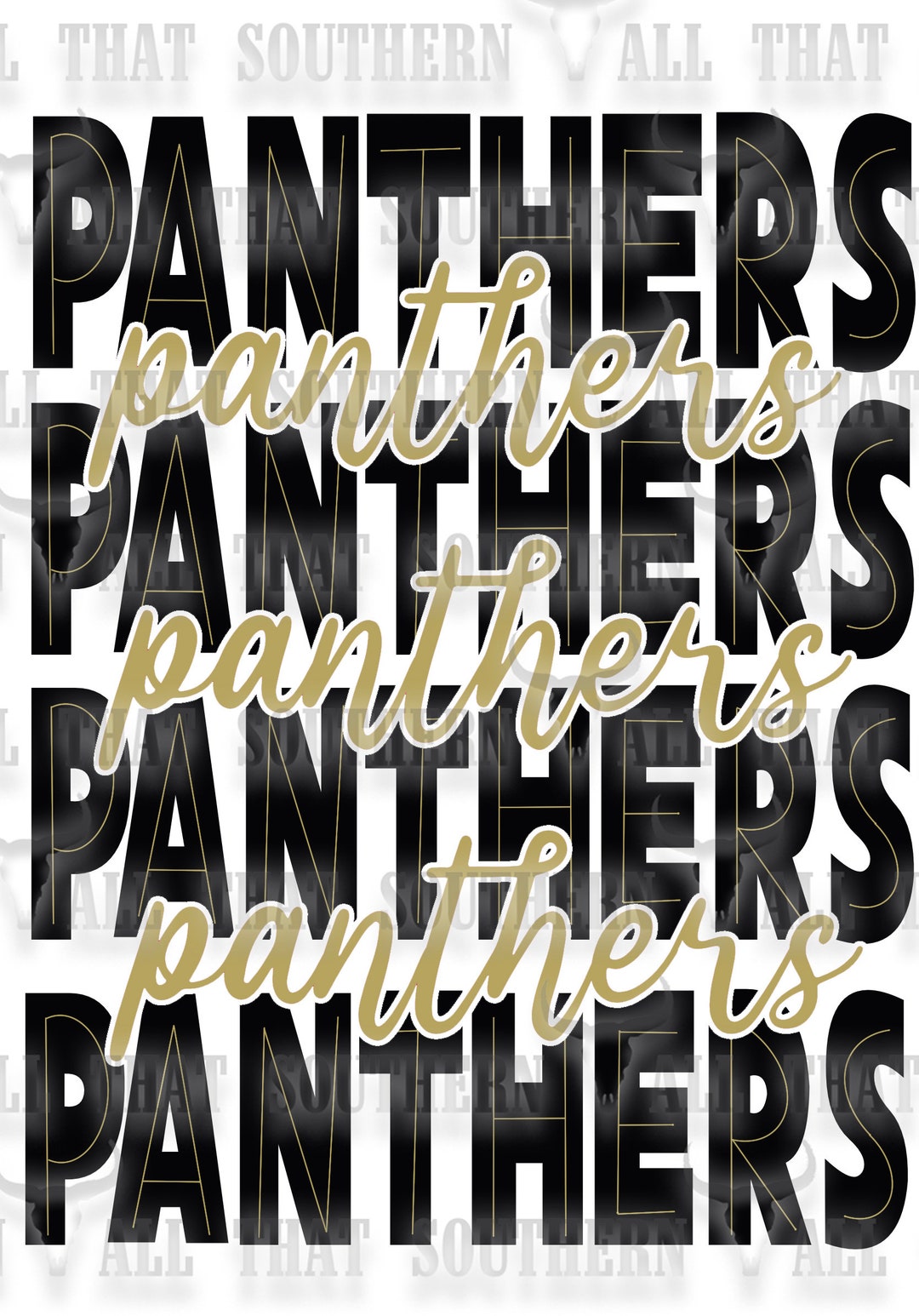 Panthers Design Png (digital Download Only) - Etsy