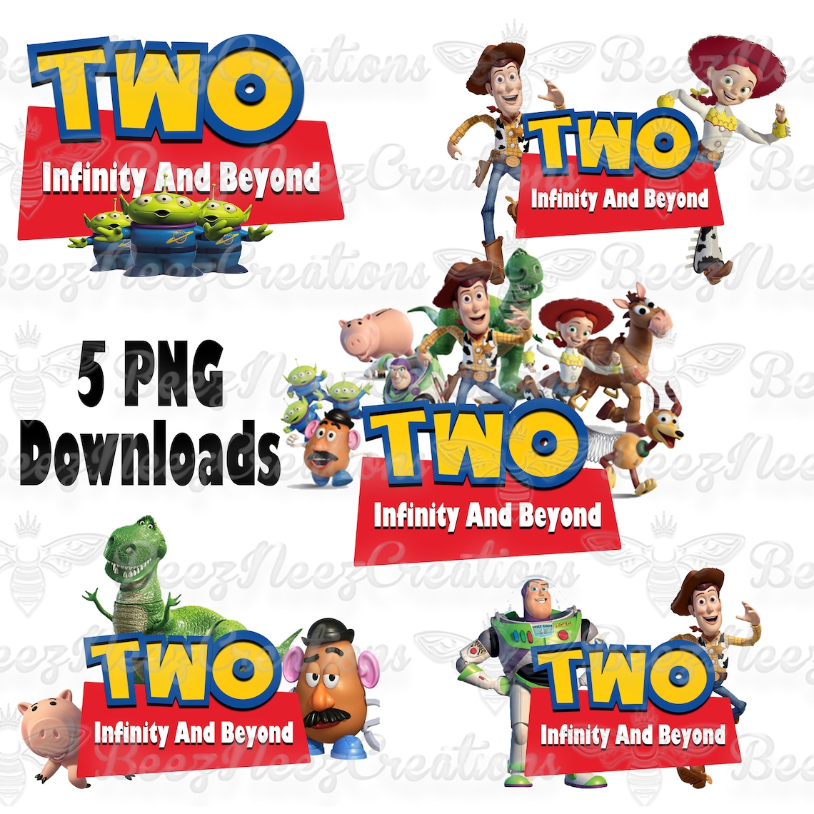 Two Infinity and Beyond Toy Story PNG digital Download Only - Etsy