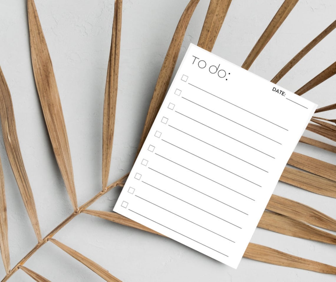 To Do List, Blank to Do List, Tasks, List, Checklist, Blank Checklist ...