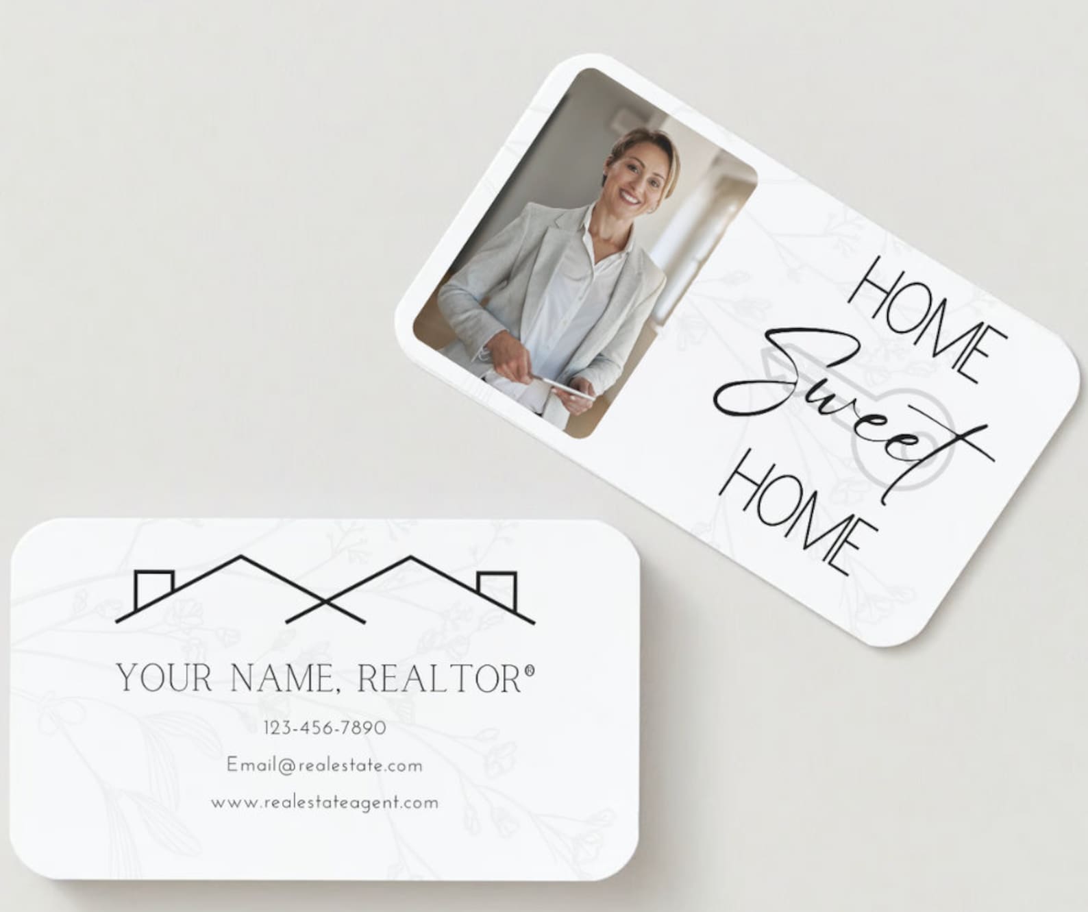 Real Estate Business Card, Business Card, Real Estate Marketing ...