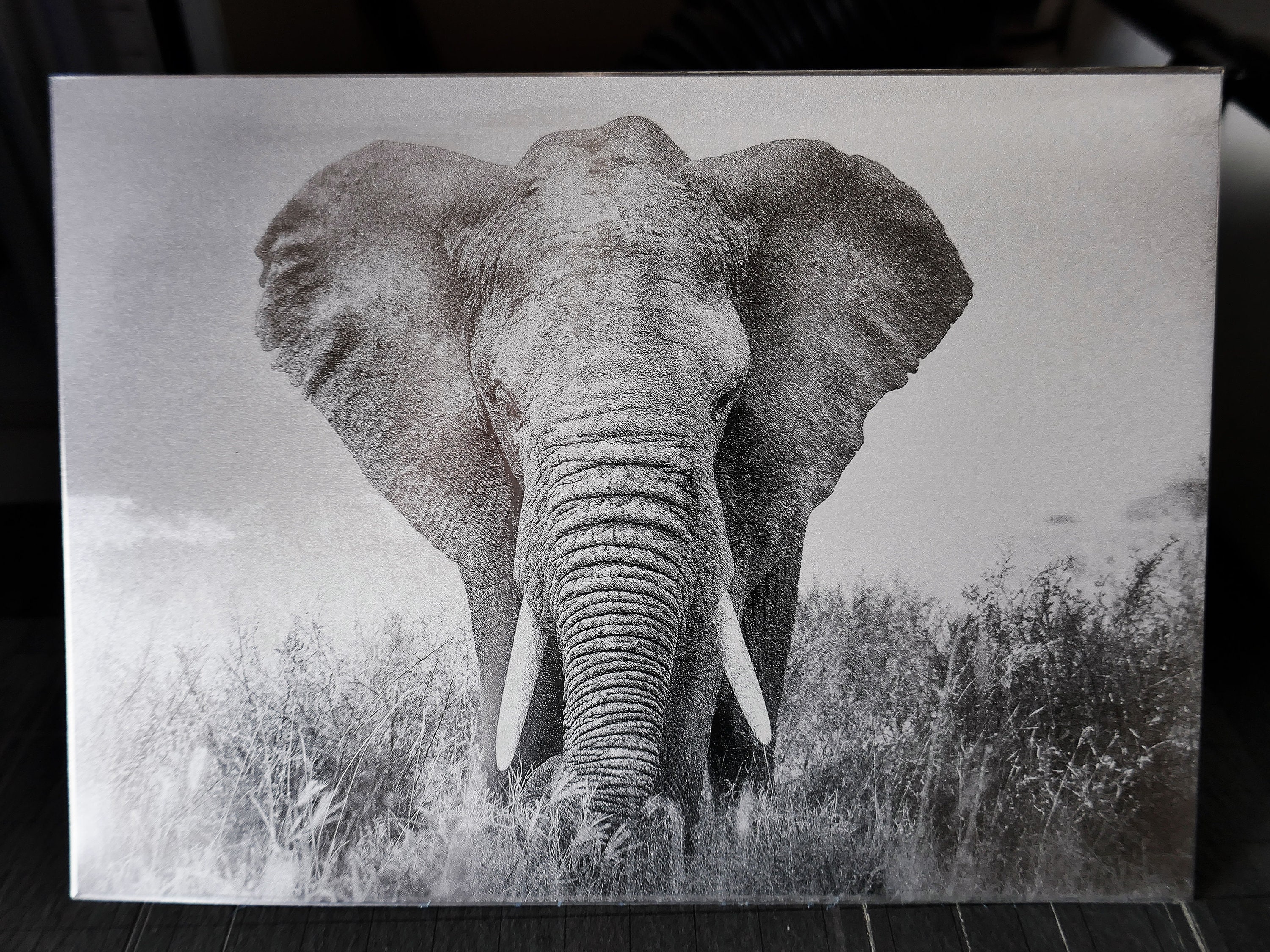 Laser Engraved Aluminium - Custom Made With Your Design or Photograph ...