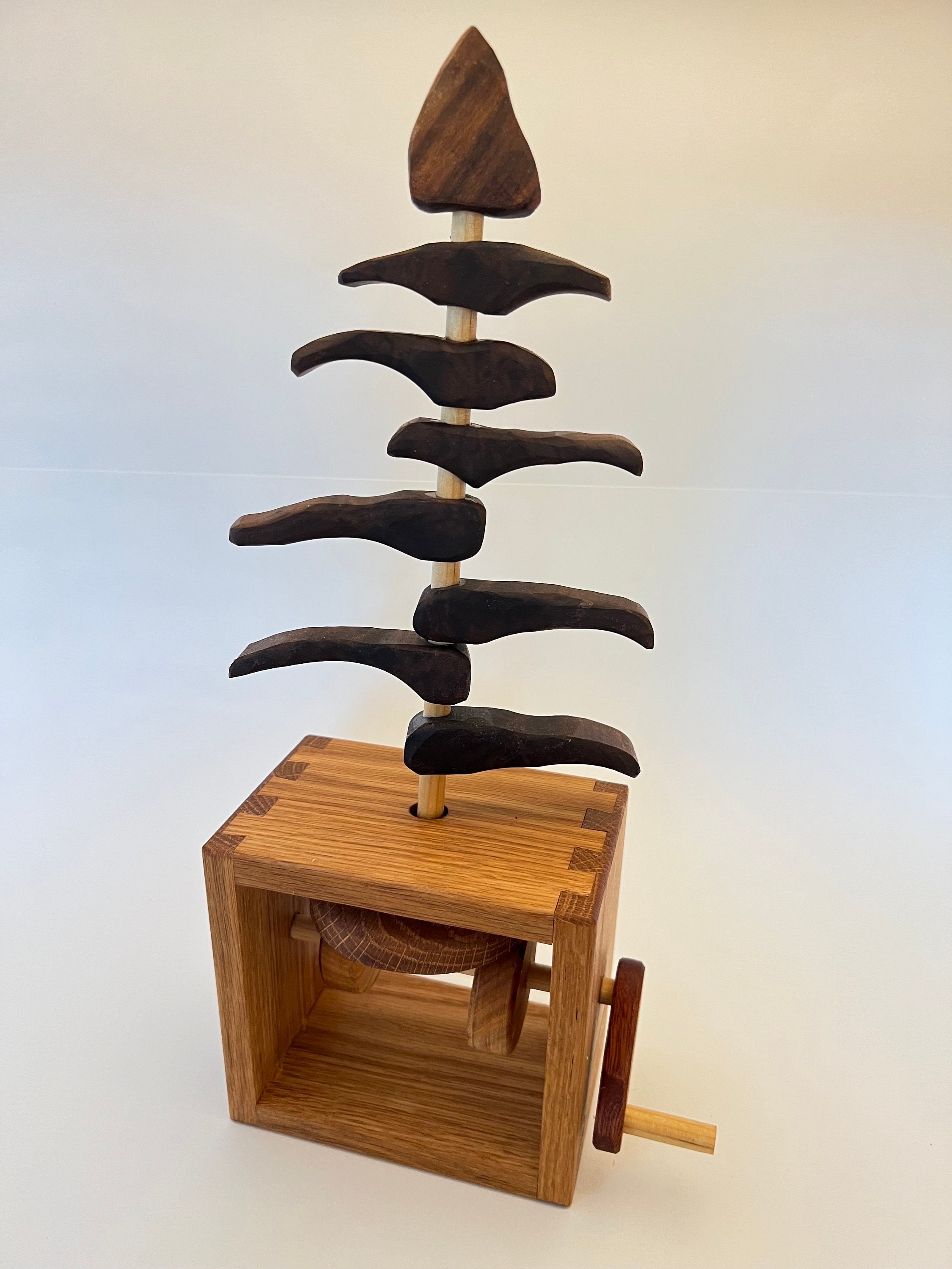 Wooden Automata Motion Toy Windy Tree - Etsy