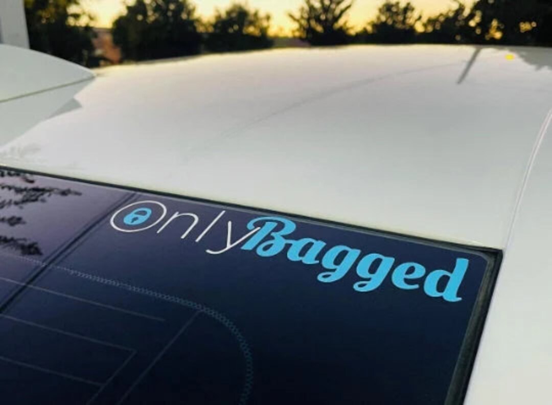 Onlybagged Decal - !CUSTOM TEXT! - - Etsy