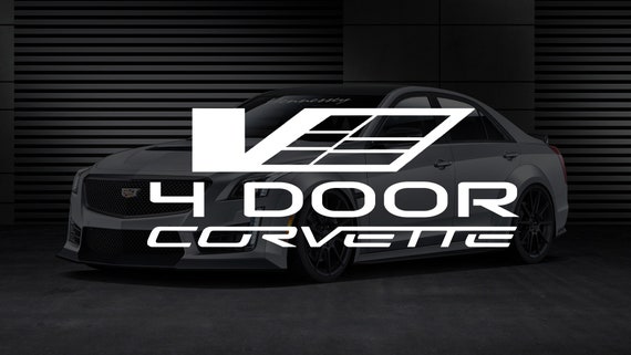 4 Door Corvette CTS-V Decal Sticker - Etsy