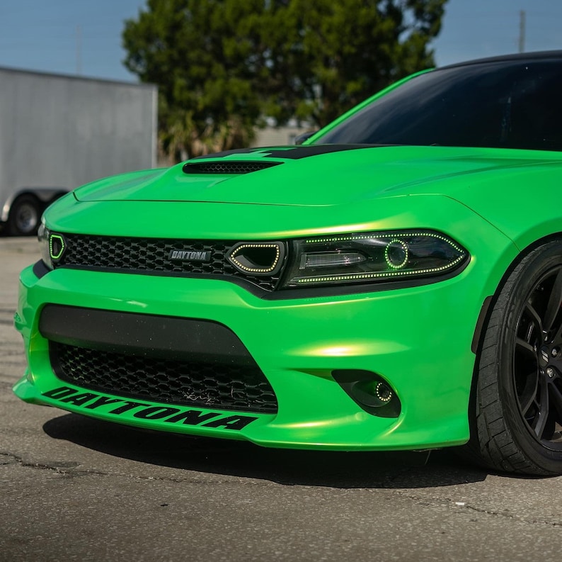 Daytona custom Text Front Lip Decal Sticker - Etsy