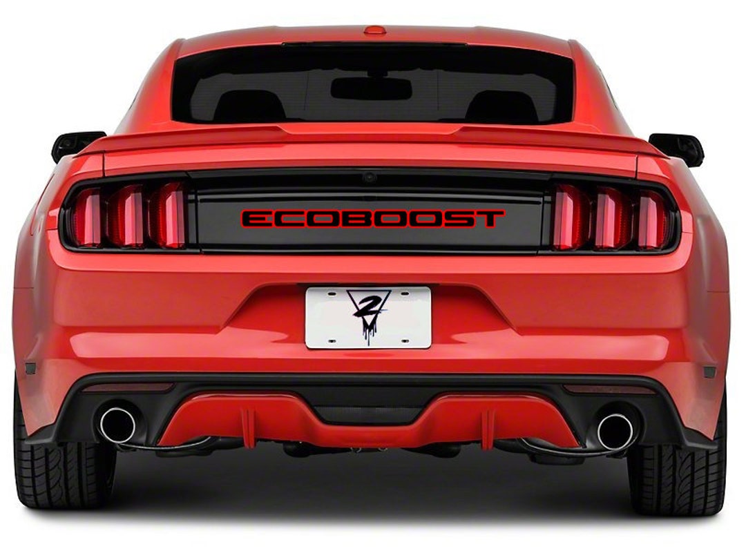 Ecoboost Mustang 2-tone Decklid Decal - Etsy