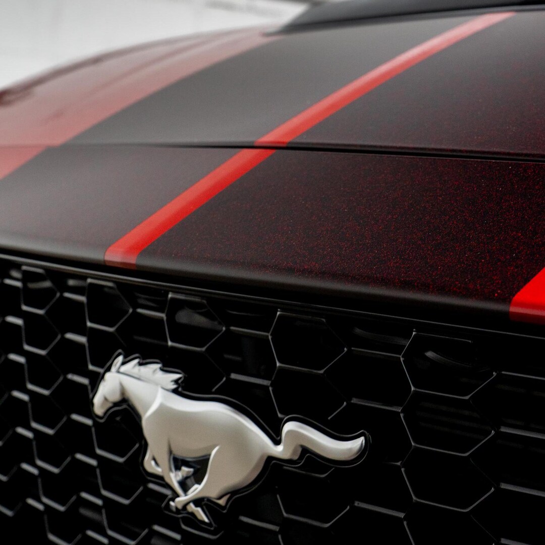 Ford Mustang-shelby Super Snake Racing Stripes Decal Vinyl Sticker Full ...