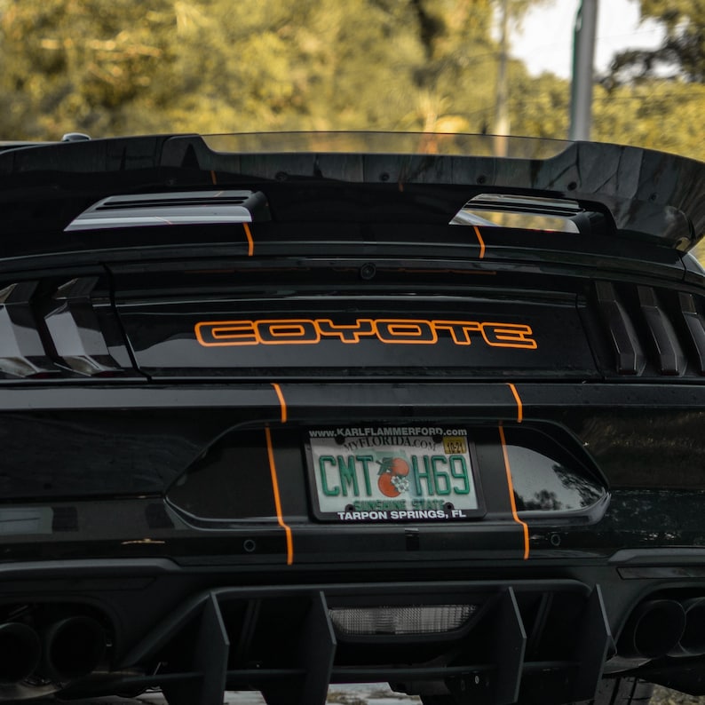 Mustang GT 2 Tone "coyote" Decklid Decal - Etsy