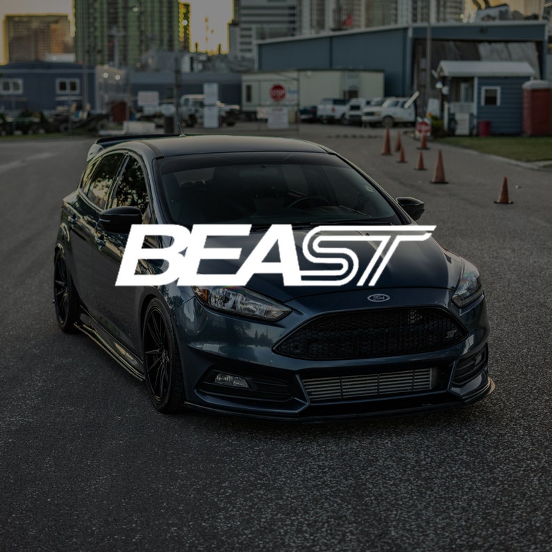 Beast Focus/fiesta/explorer ST Decal - Etsy