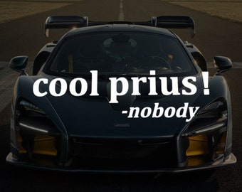 Cool Prius Decal - Etsy