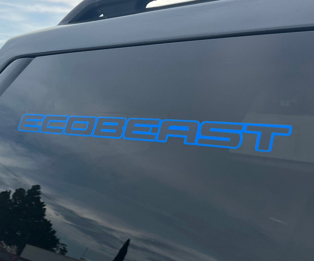 Ecobeast 2-tone Decal Sticker - Etsy