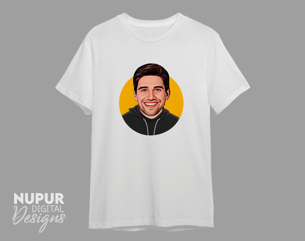 Cartoon Logo, One Person Custom Caricature, Personalized Digital ...