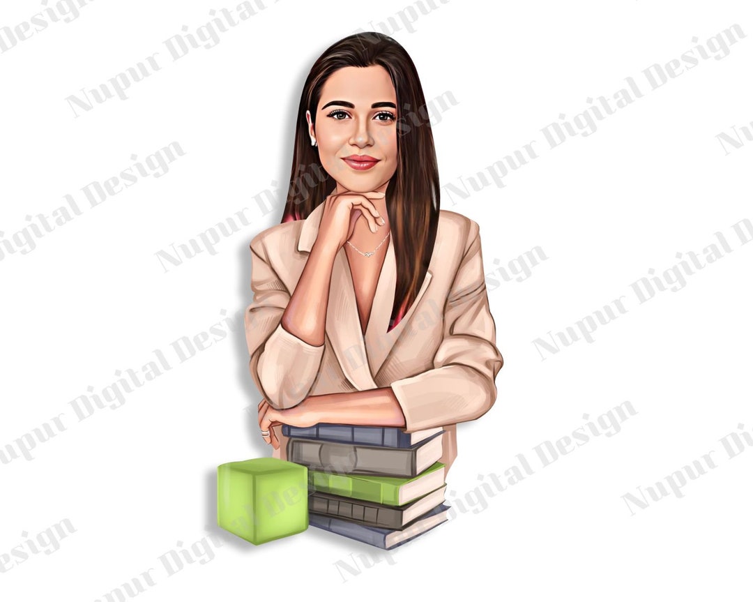 Business Woman Caricature, Boss Lady Cartoon, Personalized Gift, Cool ...
