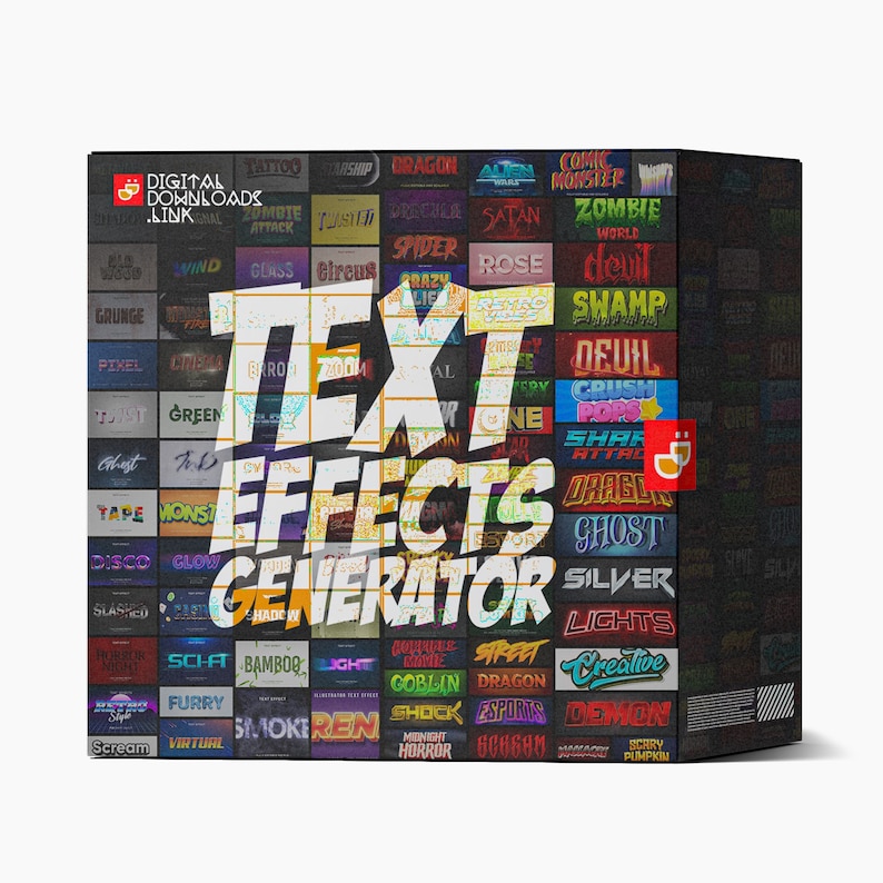 Text Template Alchemist: A Text Effects Generator Bundle - Etsy