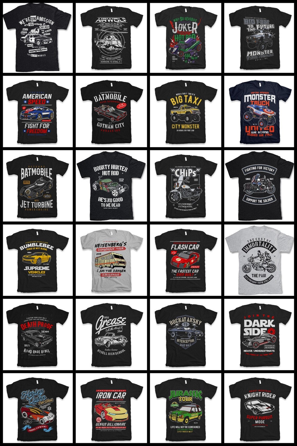 Vintage Clothing Graphics Pack, Vintage Graphic Tee Design Pack ...