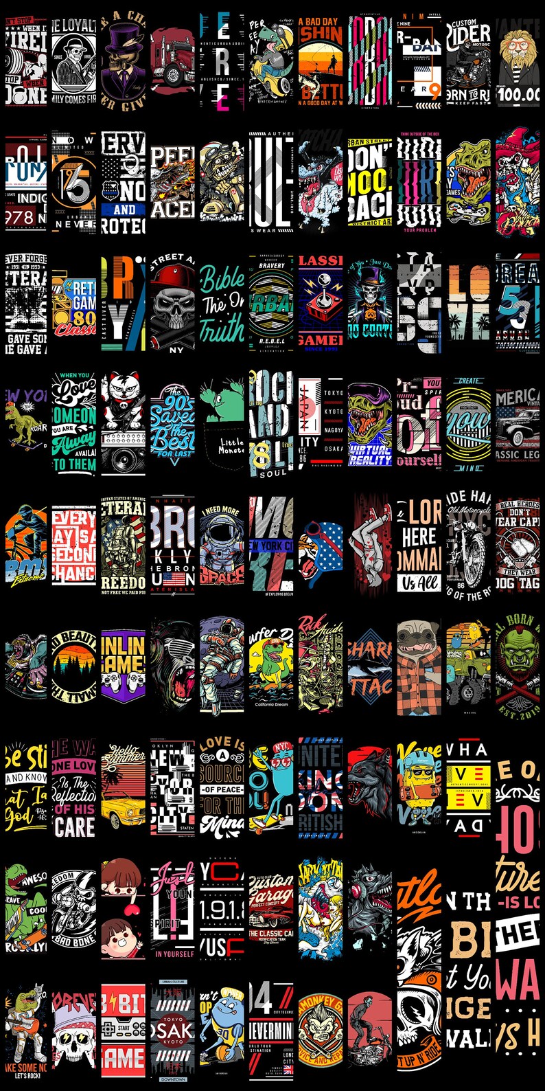 20gb Graphics Bundle Digital Art Bundle POD Design Bundle High-quality ...