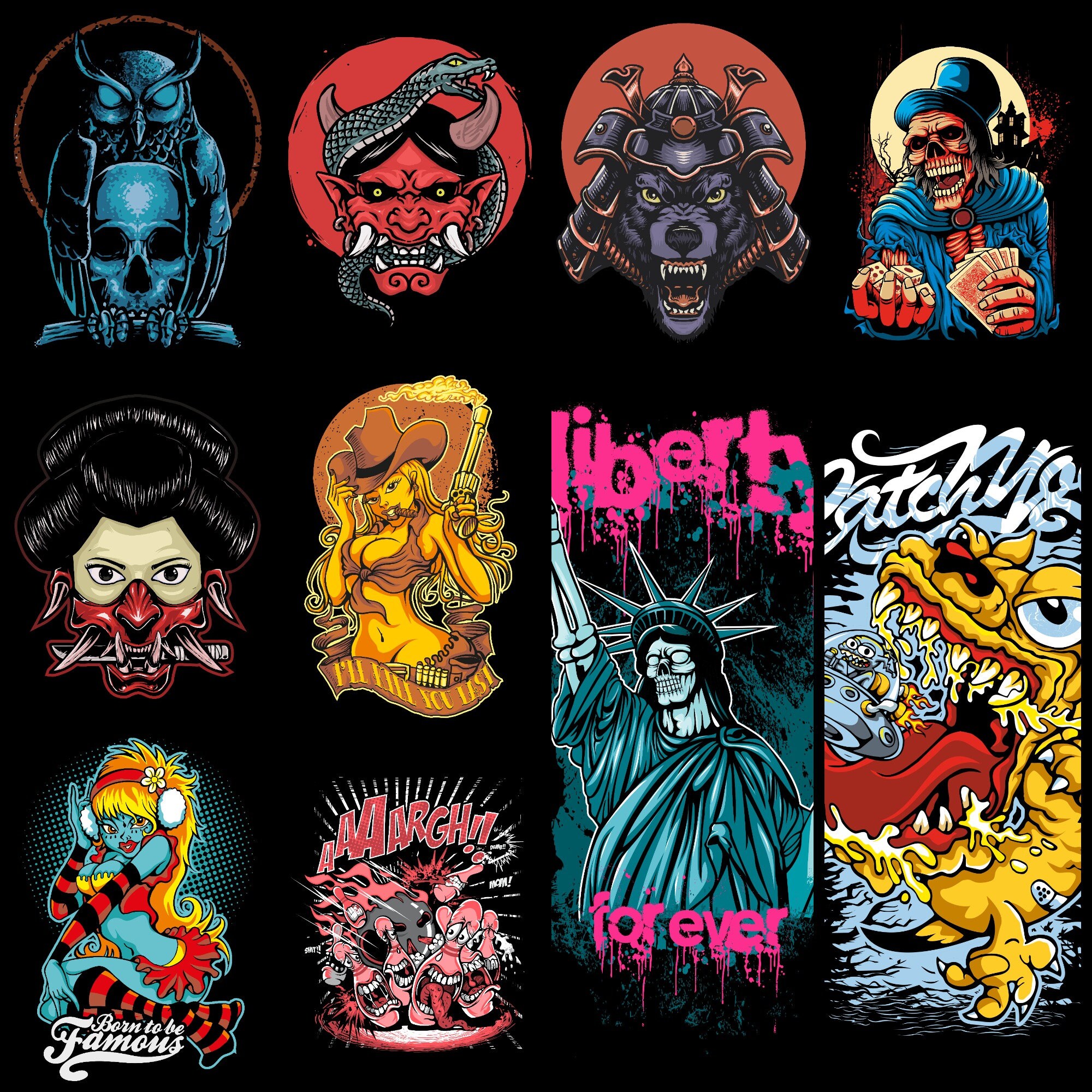 20gb Graphics Bundle - Digital Art Bundle - POD Design Bundle - High ...