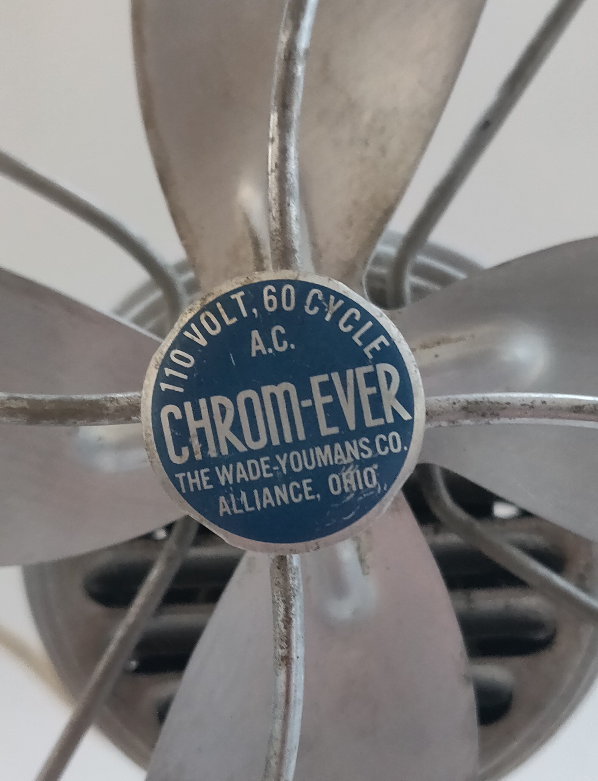 Vintage Chrome-ever Desk Fan - Etsy