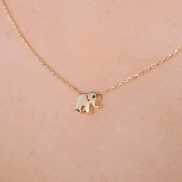 Small Elephant Charm - Etsy