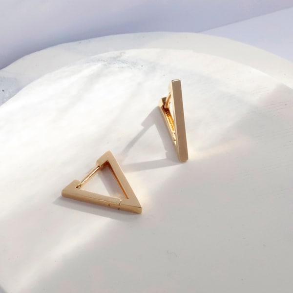Triangle Earrings - Etsy