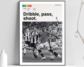 Soccer Vintage Poster - Etsy