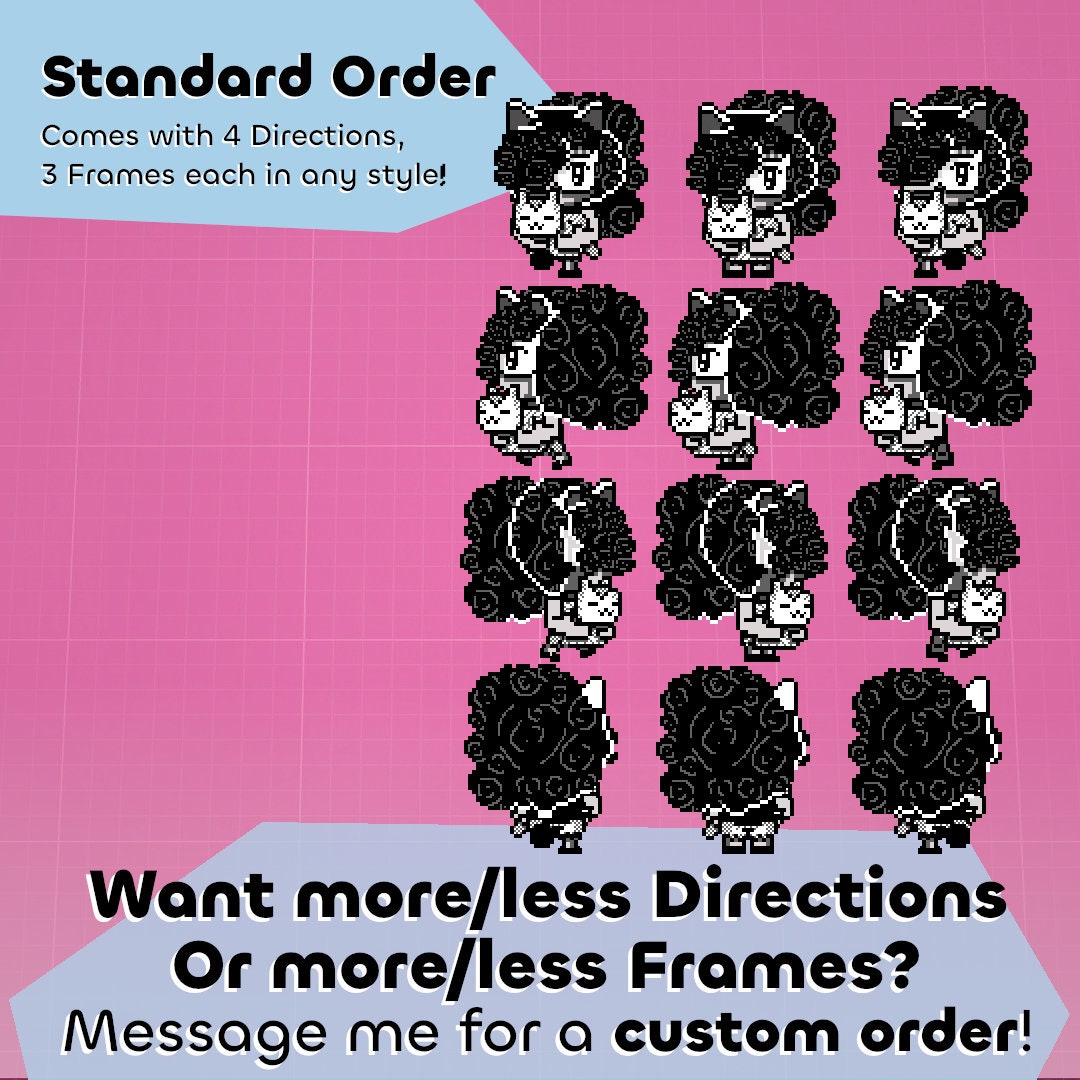 Custom Sprite Sheet Commissions in Any Style - Etsy UK