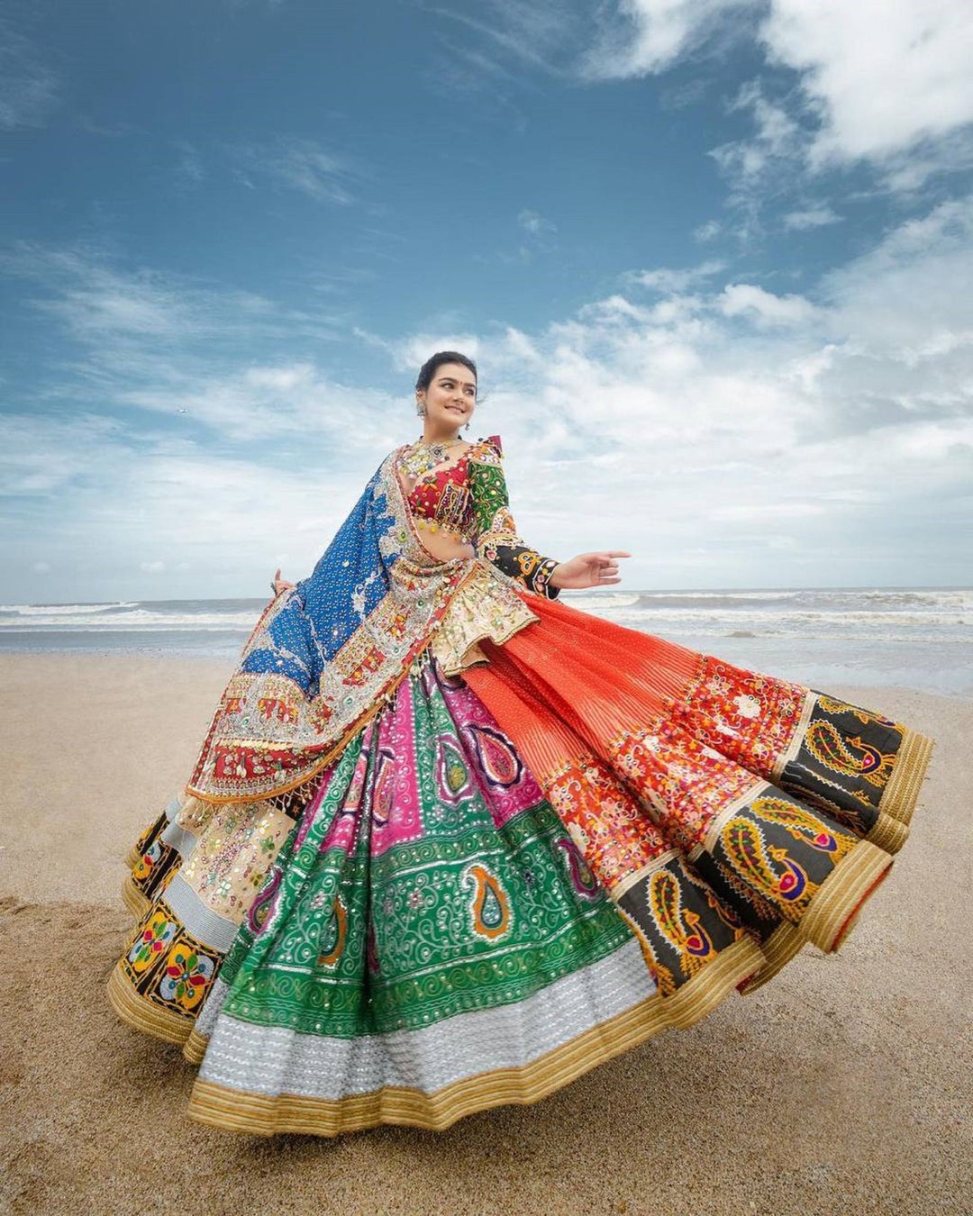 Rajasthani Lehenga Choli Navratri Style Lehenga Choli for - Etsy