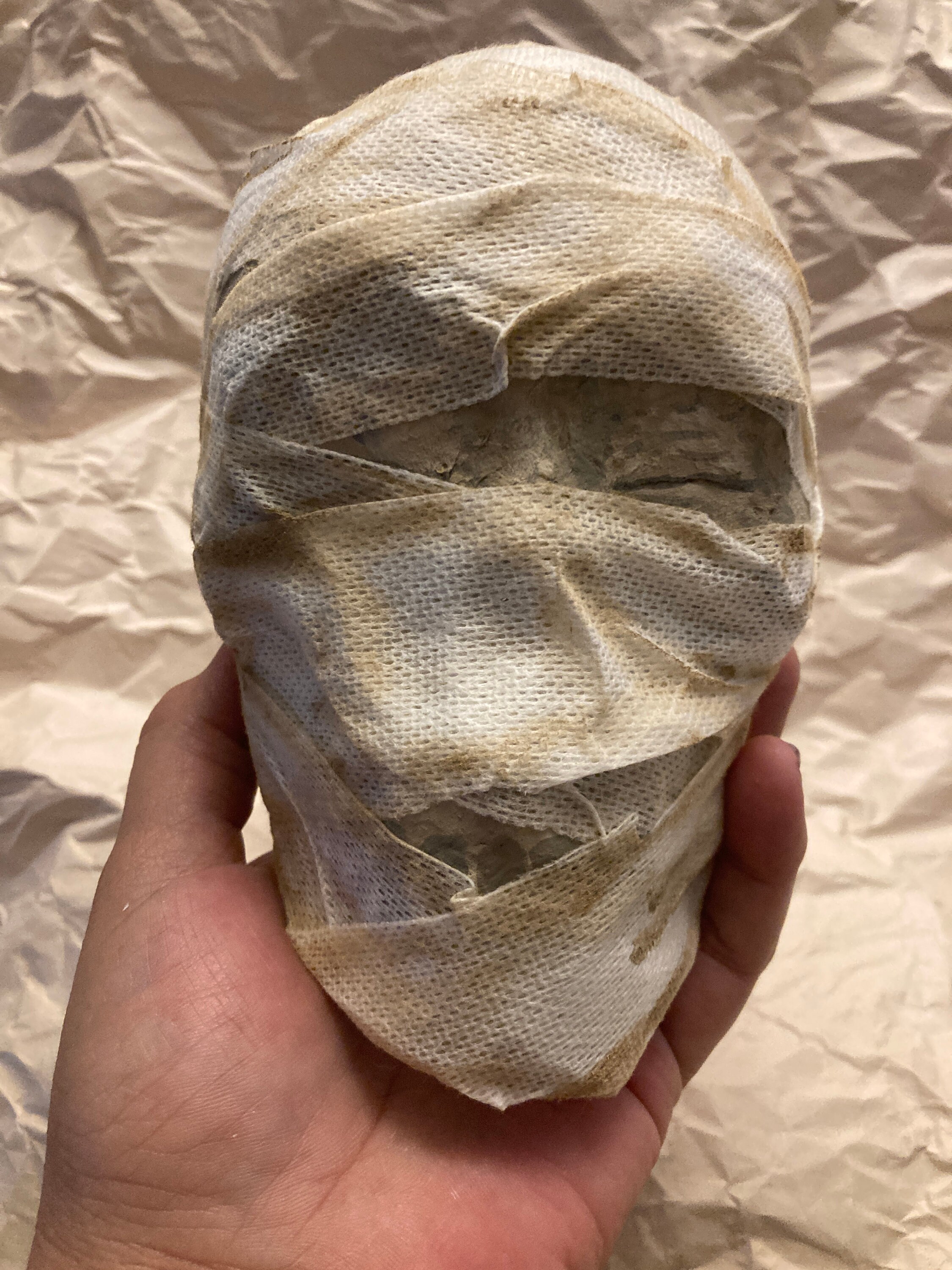 The Mummies Sleepy Mummy Mini Mask Halloween Decor - Etsy