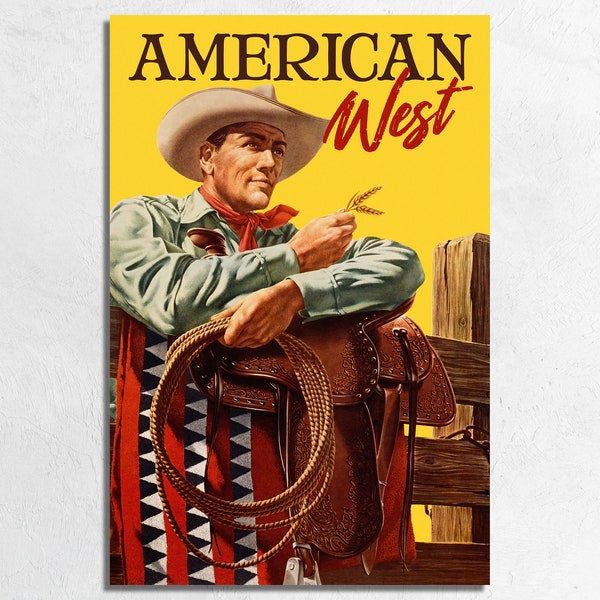 Mid Century Cowboy - Etsy