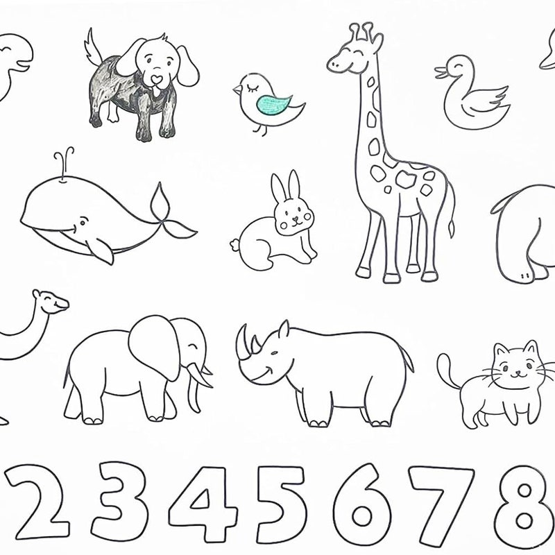 Coloring Wallpaper - Etsy