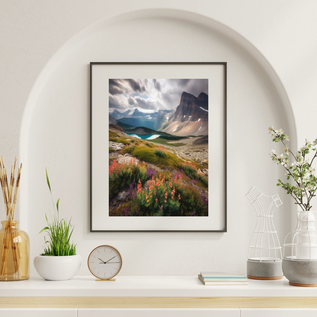 Banff National Park Wall Decor Print of Banff Park Rocky Mountains ...