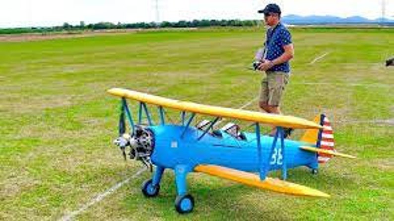 Stearman PT-17 Model Aeroplane R C Model Radio Controlled Remote ...