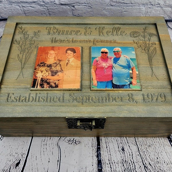 Photo Keepsake Box - Etsy
