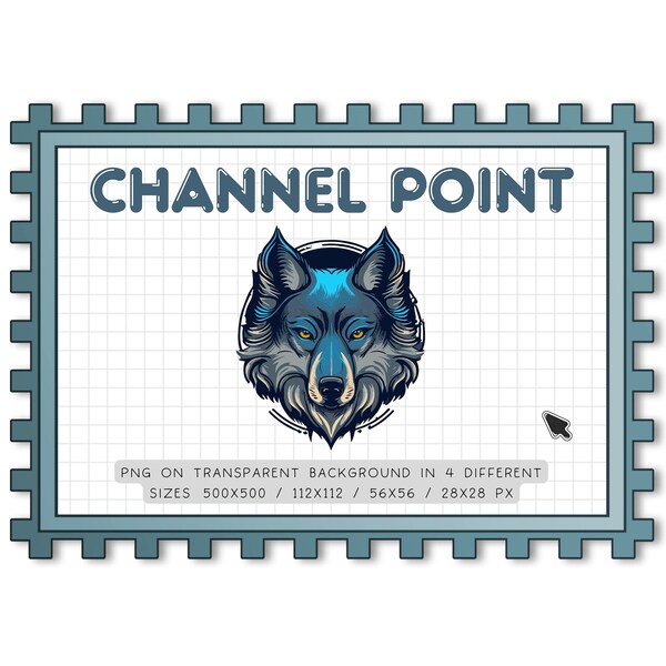 Wolf Channel Point Icons - Etsy