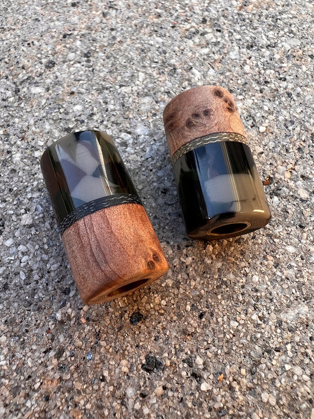 Set of 2 Lanyard Beads Camo X Micarta X Thuya Burl - Etsy