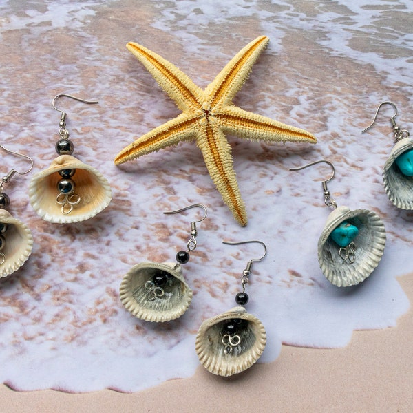 Shell Earrings - Etsy