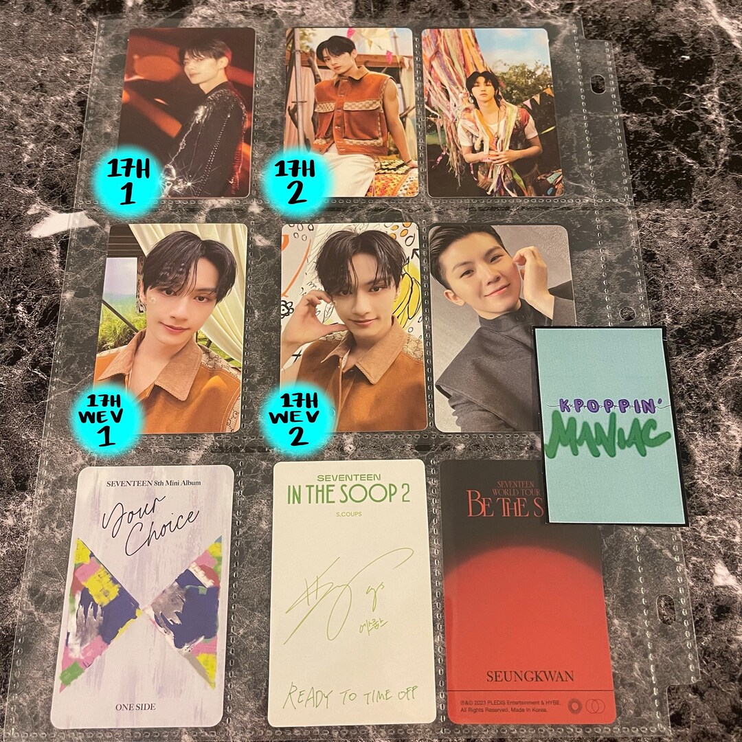 SEVENTEEN OFFICIAL PHOTOCARDS - 17th Heaven Face the Sun - Jun Junhui ...
