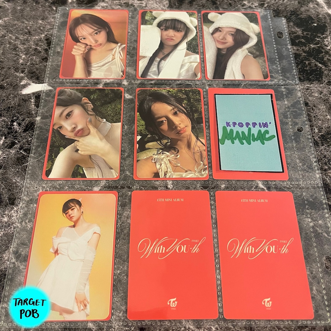 TWICE OFFICIAL PHOTOCARDS - With You-th - Etsy