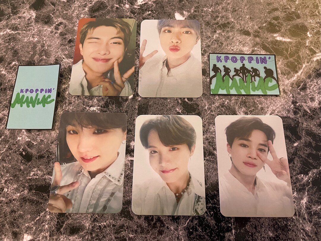 BTS OFFICIAL PHOTOCARDS - Large Pcs - Rm Kim Namjoon Kim Seokjin Jin ...