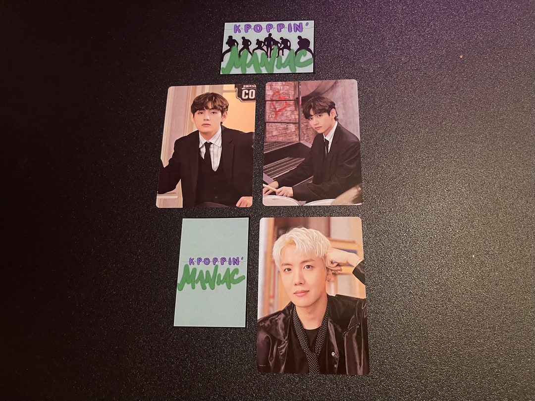 BTS OFFICIAL PHOTOCARDS - Kim Taehyung V Jung Hoseok J-hope ...