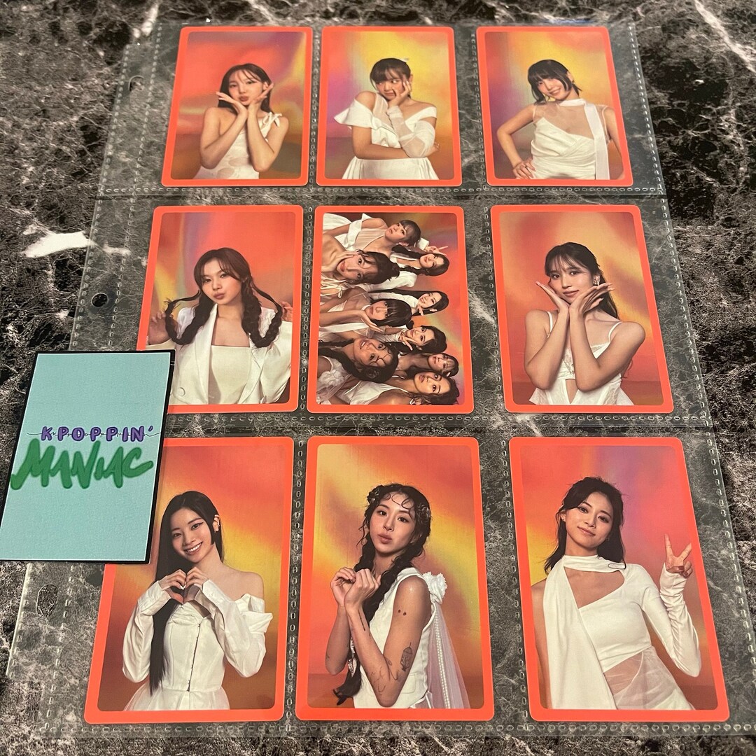 TWICE OFFICIAL PHOTOCARDS With You-th - Etsy