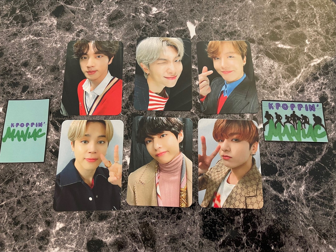 BTS OFFICIAL PHOTOCARDS - Large Pcs - Rm Kim Namjoon Kim Seokjin Jin ...