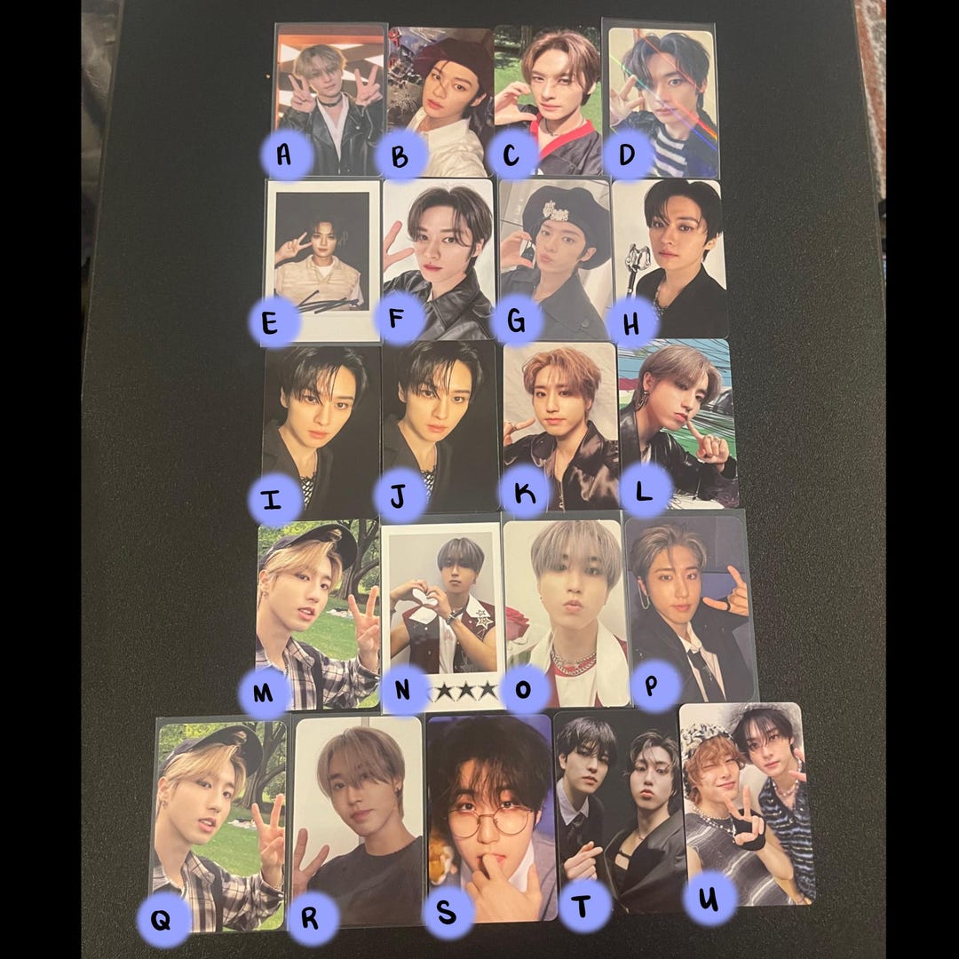 STRAYKIDS OFFICIAL PHOTOCARDS - Lee Know Han Jisung - Misc - Maxident 5 ...